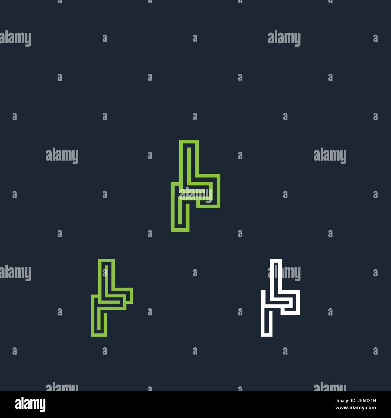 Alphabet Initials logo LR, RL, L and R Stock Vector Image & Art - Alamy