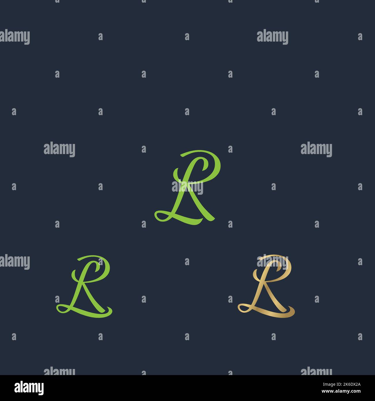 Alphabet Initials logo LR, RL, L and R Stock Vector Image & Art - Alamy