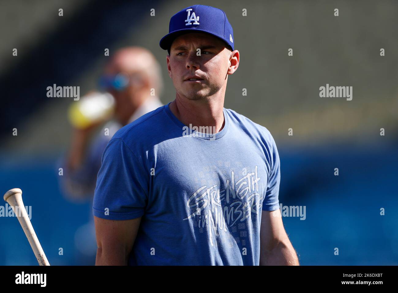 Los Angeles Dodgers catcher Will Smith (16) takes part in batting ...