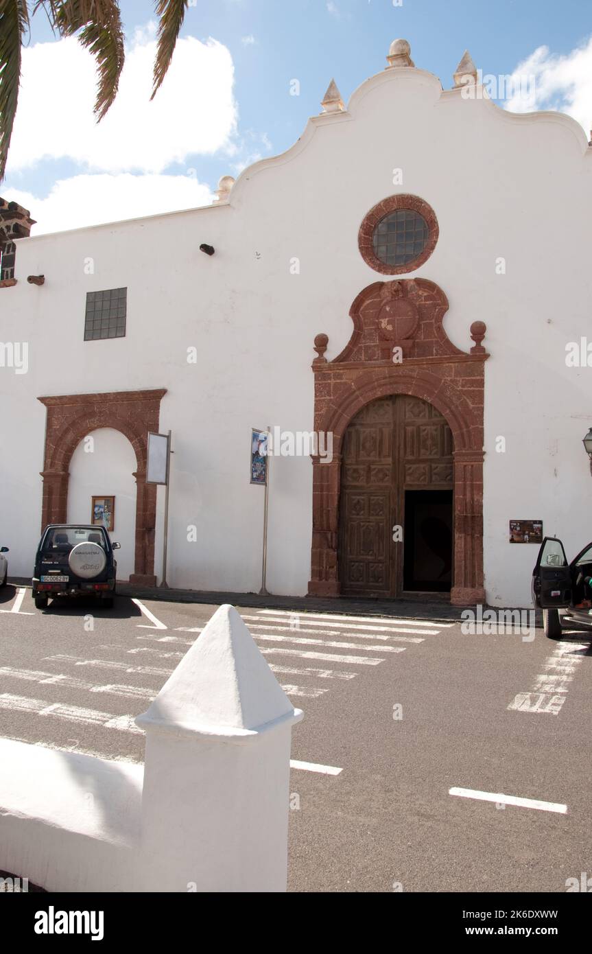 Town Hall, Teguise, Lanzarote, Canary Islands. Teguise was the capital ...