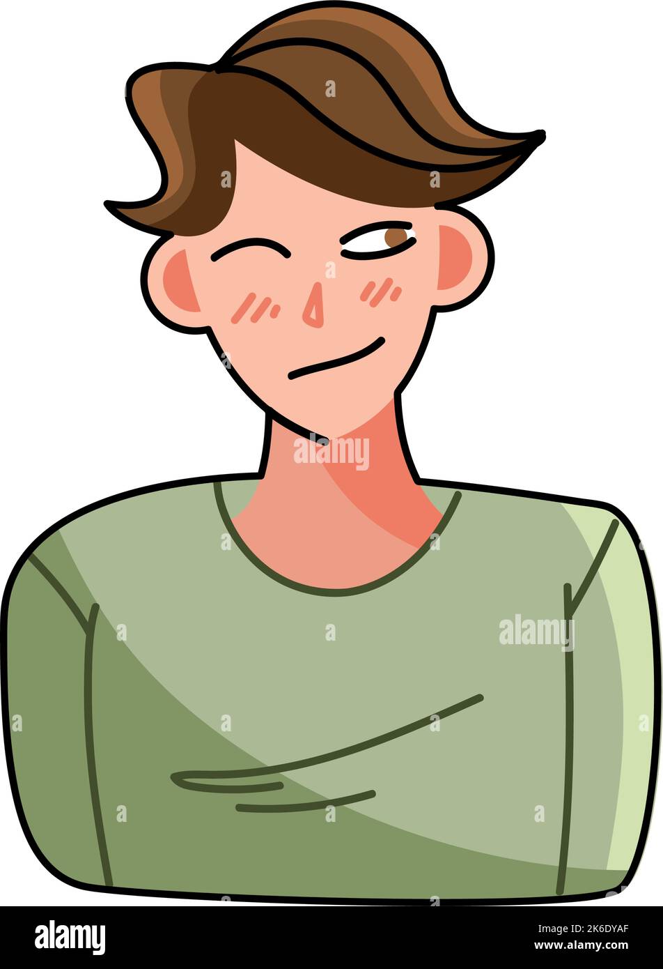 young man anime style comic character Stock Vector Image & Art - Alamy