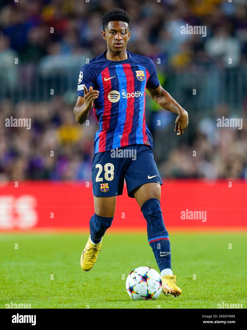 Alejandro Balde of FC Barcelona during the UEFA Champions League match ...
