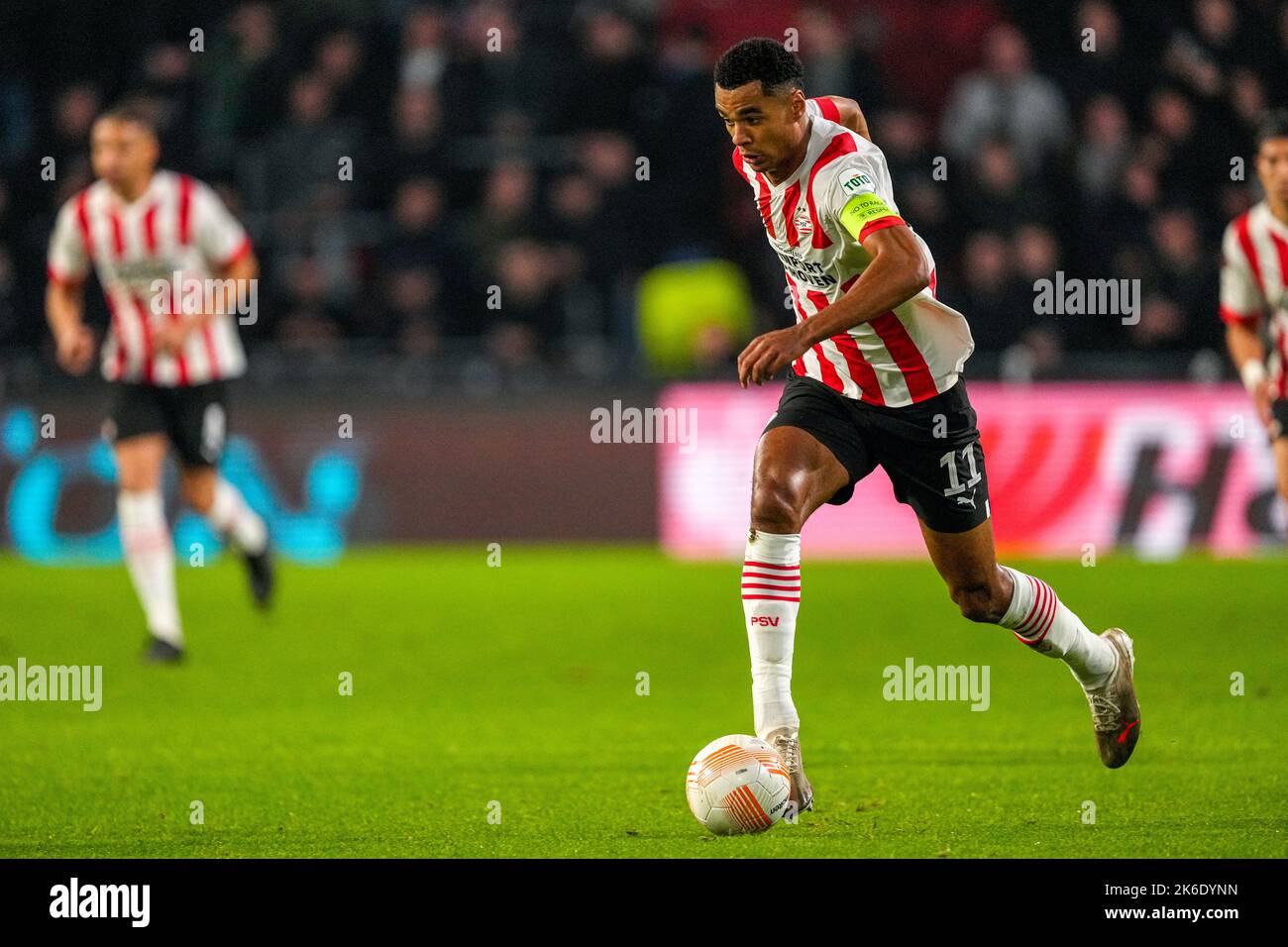 EINDHOVEN, NETHERLANDS - OCTOBER 13: Cody Gakpo of PSV Eindhoven during ...