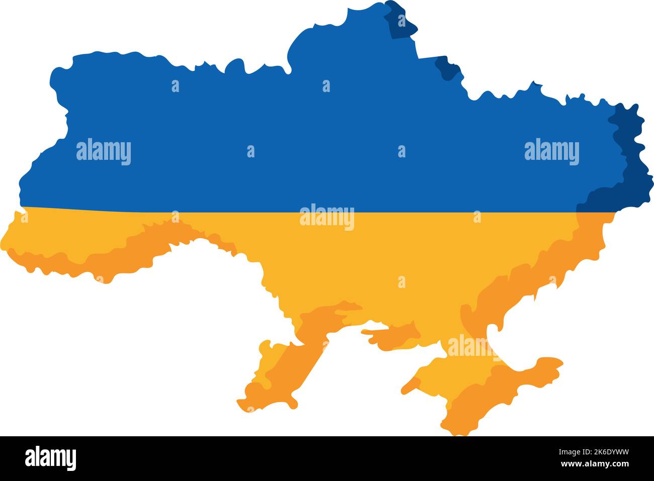 ukraine flag in map icon Stock Vector Image & Art - Alamy