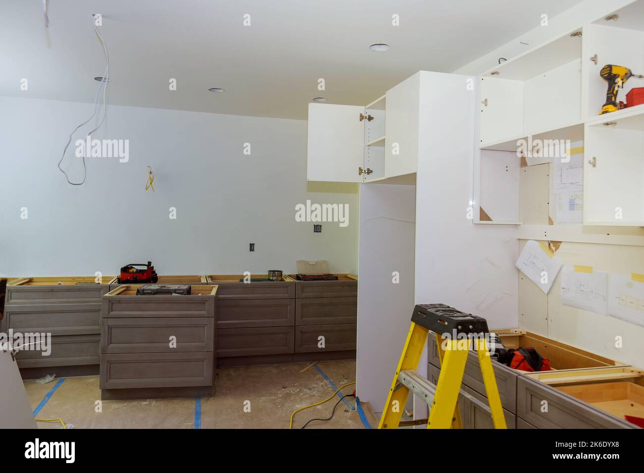 Assembling drawers to new house for kitchen cabinet beautiful furniture ...