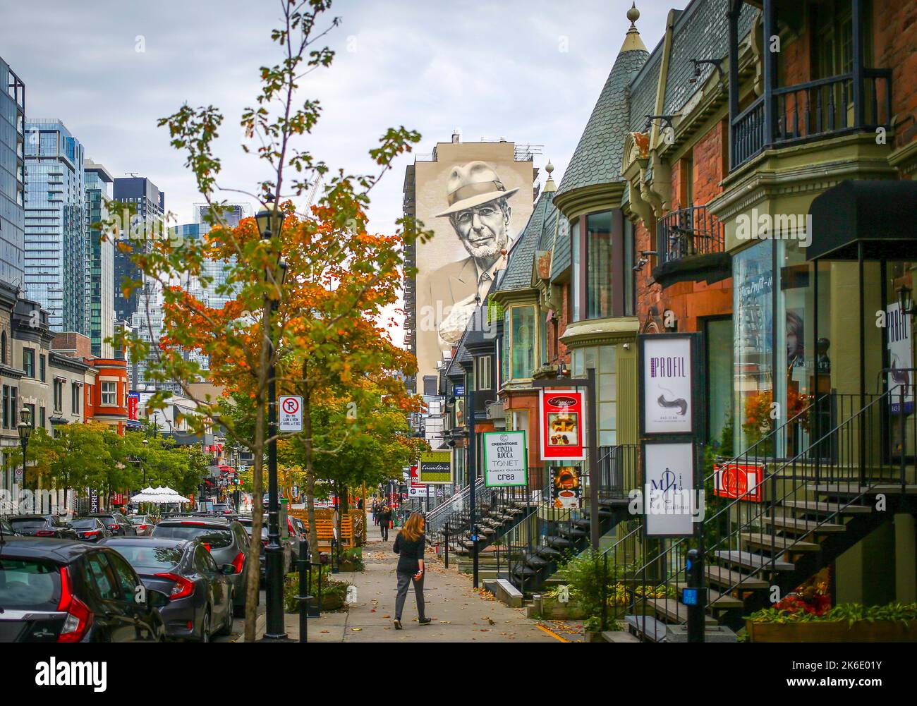 Montreal, Quebec, Canada. 13th Oct, 2022. A view of Montreal City. The ...