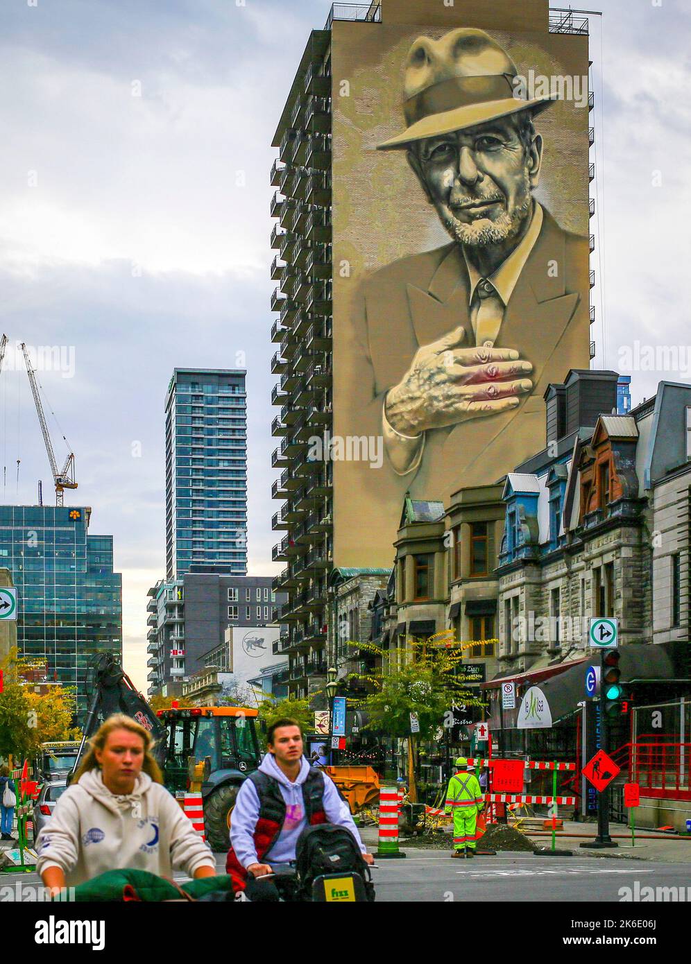 Montreal, Quebec, Canada. 13th Oct, 2022. A view of Montreal City. The ...