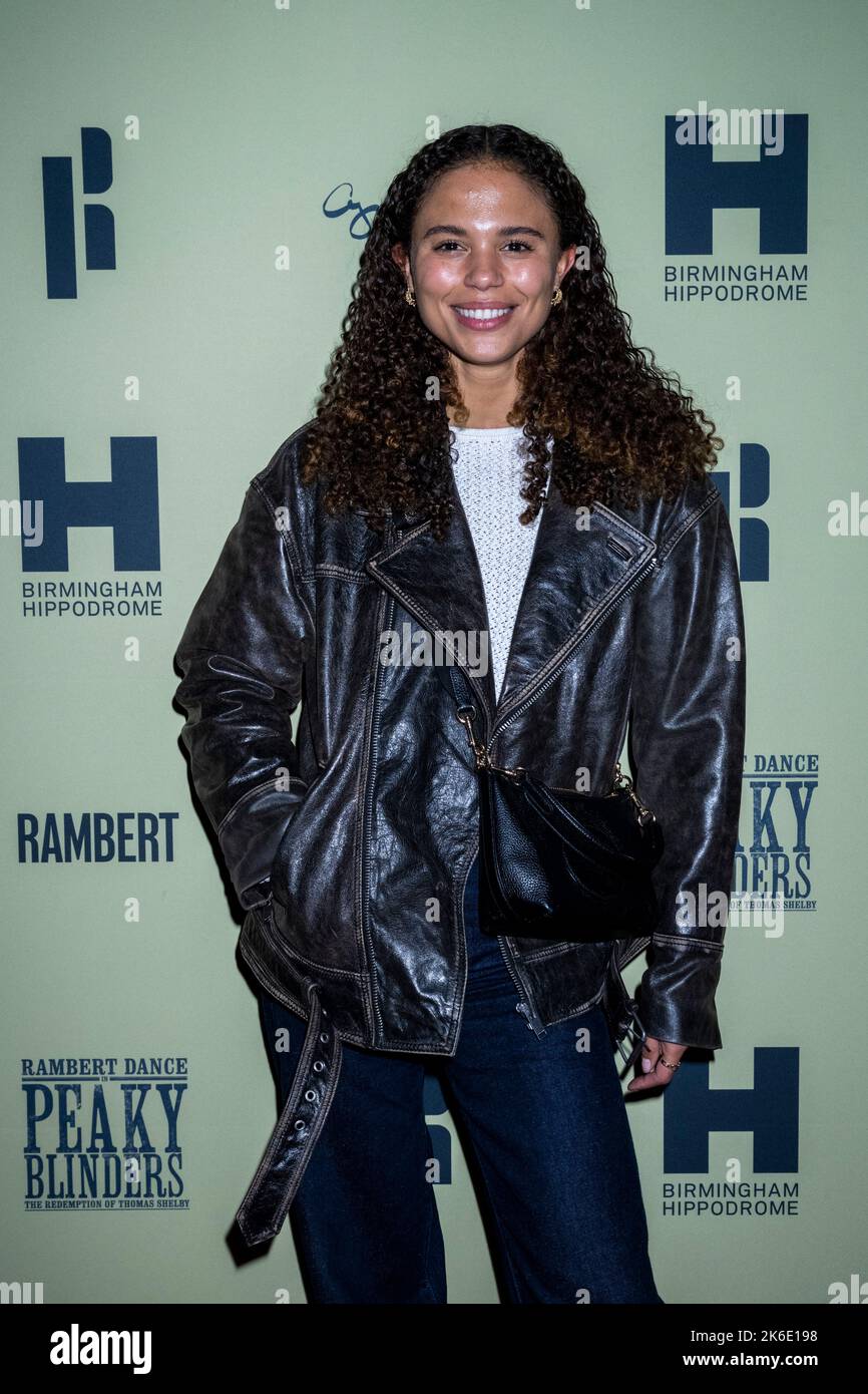 London, UK. 13 October 2022. Jessica Plummer at the London opening of ...