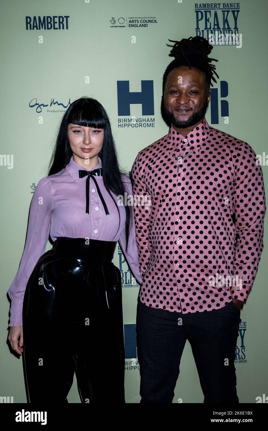 London, UK. 13 October 2022. Nange Magro and Roman GianArthur at the ...