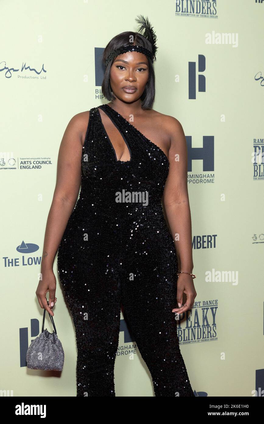 Dymund attending the opening night of Rambert's Peaky Blinders: The ...