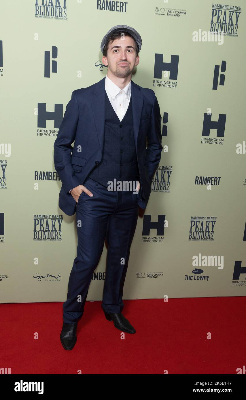Michael Joseph Hardwick attending the opening night of Rambert's Peaky ...