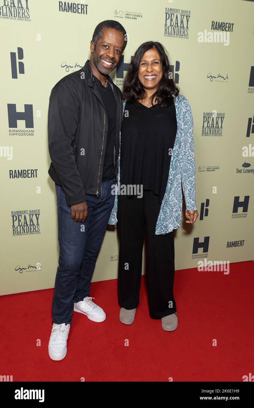 Adrian Lester and Lolita Chakrabarti attending the opening night of ...