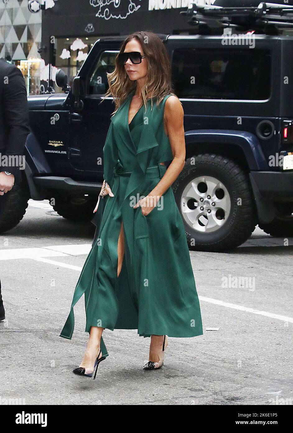 Victoria Beckham Green Dress