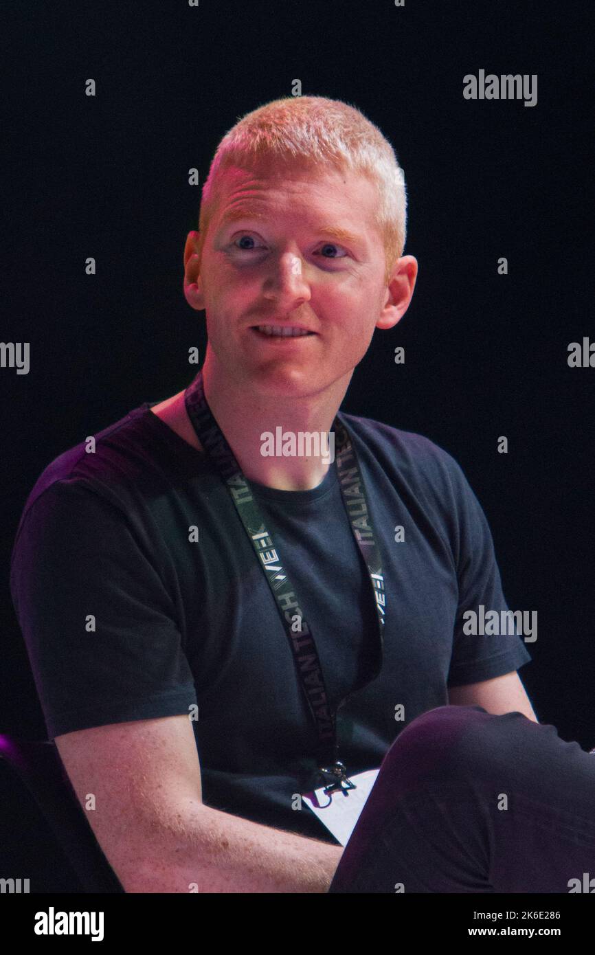 Torino, Italy. 30th September 2022. Patrick Collison, CEO and founder ...