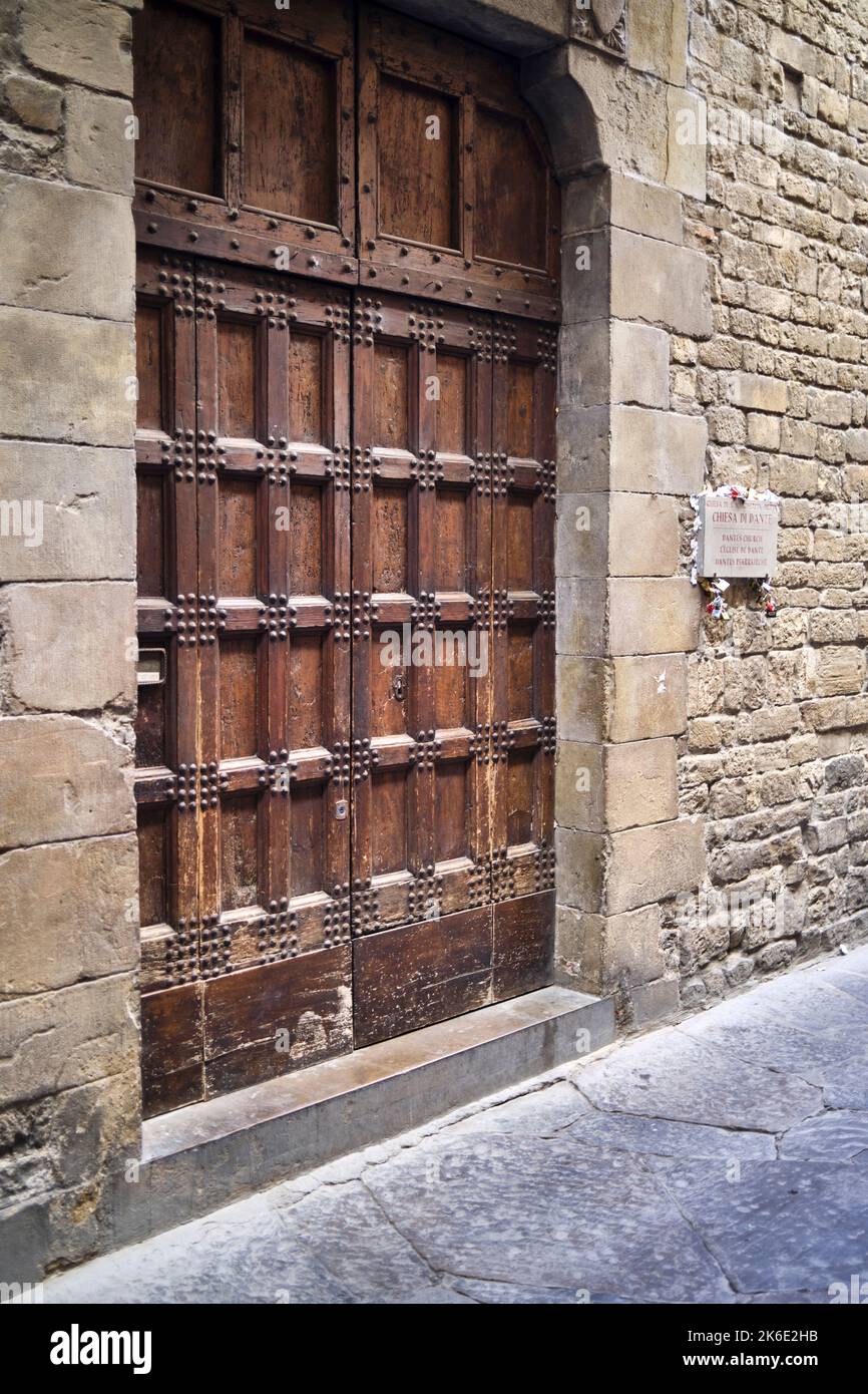 Chiesa di Dante Florence Italy Stock Photo - Alamy