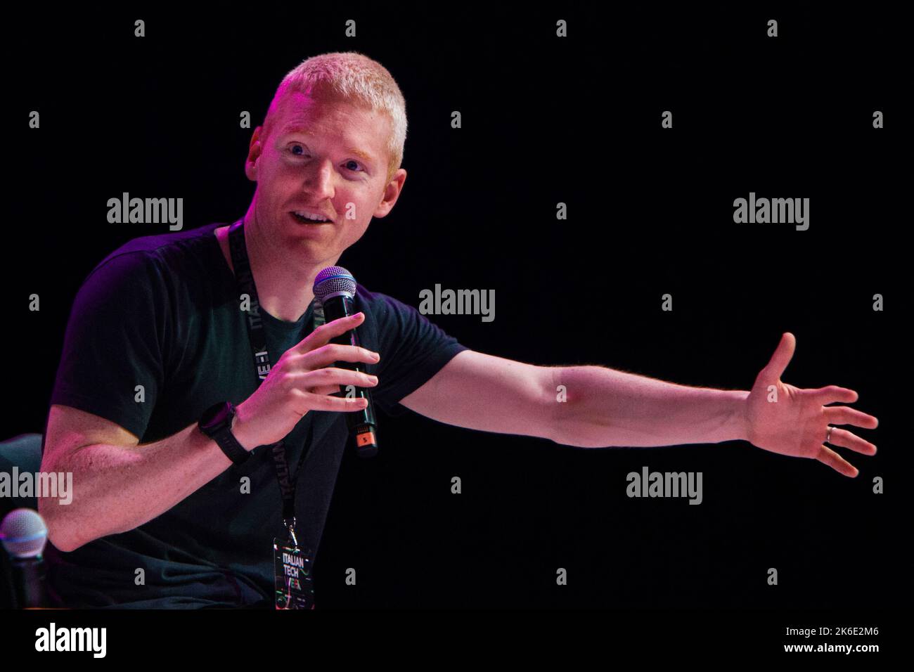 Torino, Italy. 30th September 2022. Patrick Collison, CEO and founder ...