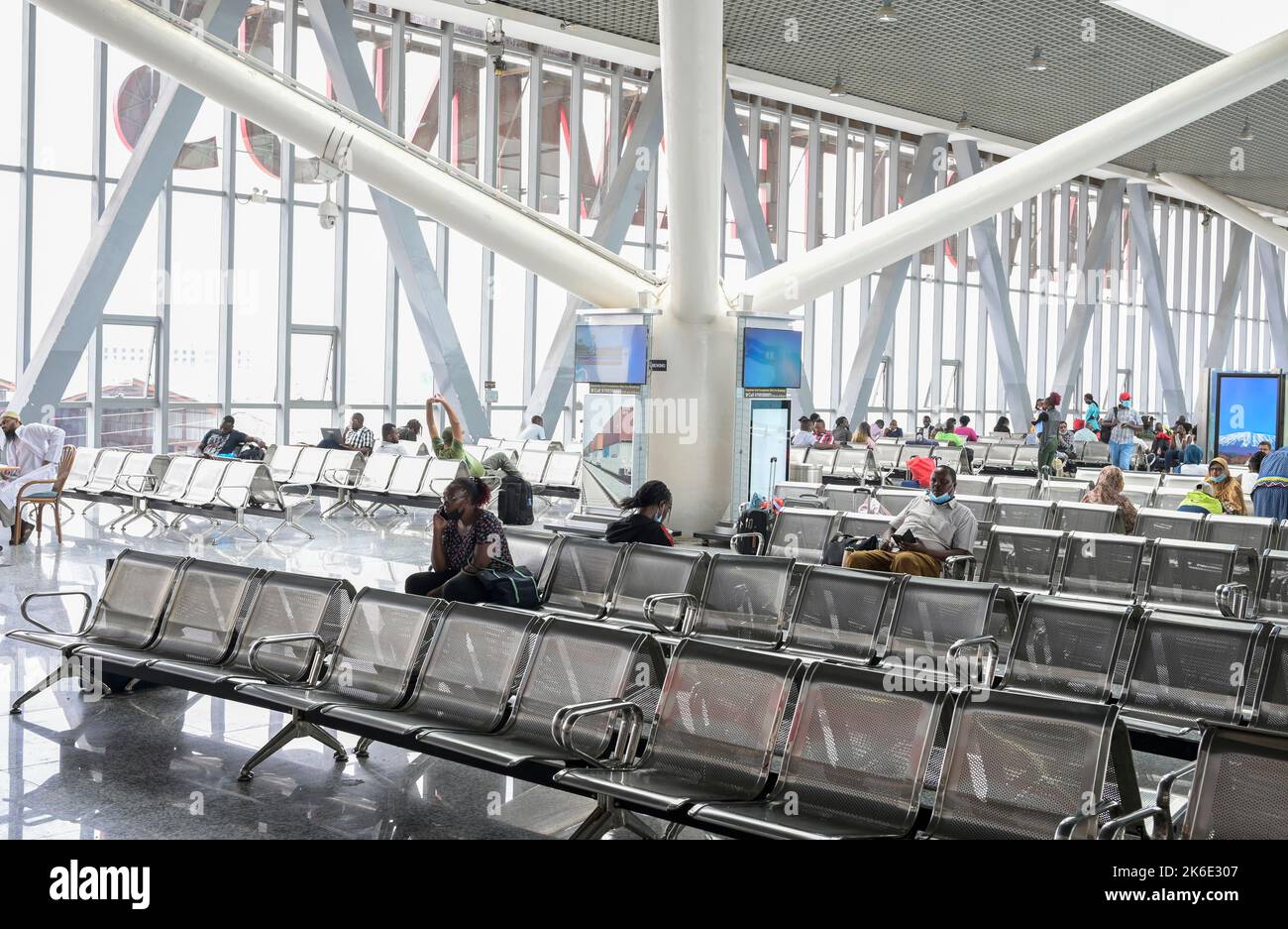 KENYA, Nairobi Terminus, passenger railway station for Madaraka express ...