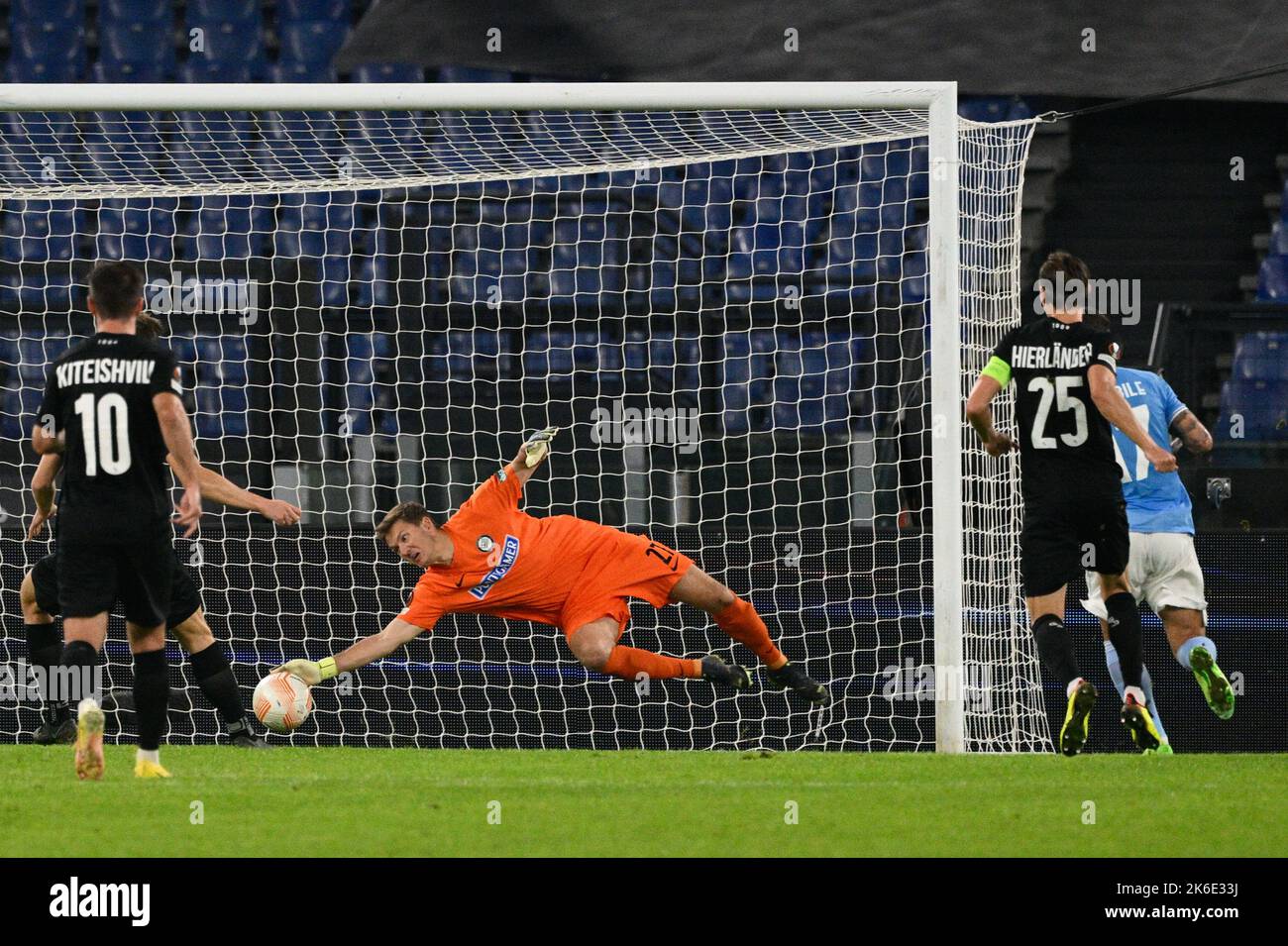 Rome, Italy, 13/10/2022, Jorg Siebenhandl (Sturm Graz) during the UEFA ...