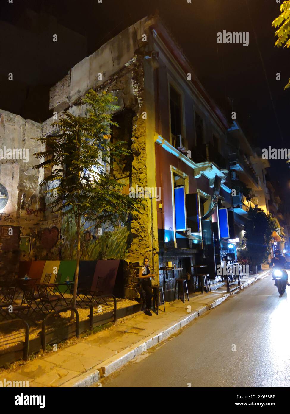 Athens, Greece, Tuesday 13 October 2022 Beautiful street art center of ...