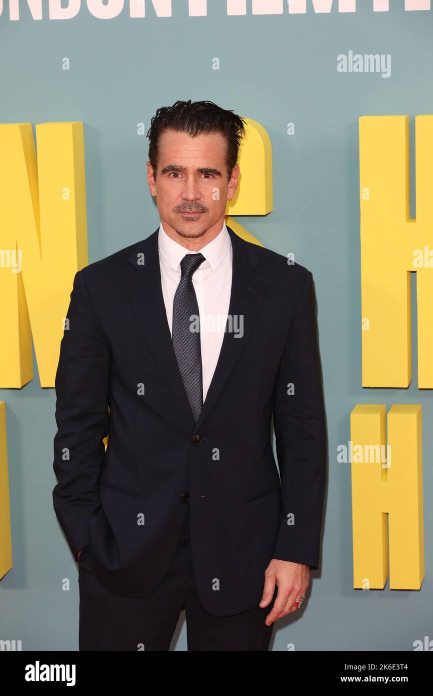 London, UK, 13/10/2022, Colin Farrell attends the film premiere of 'The ...