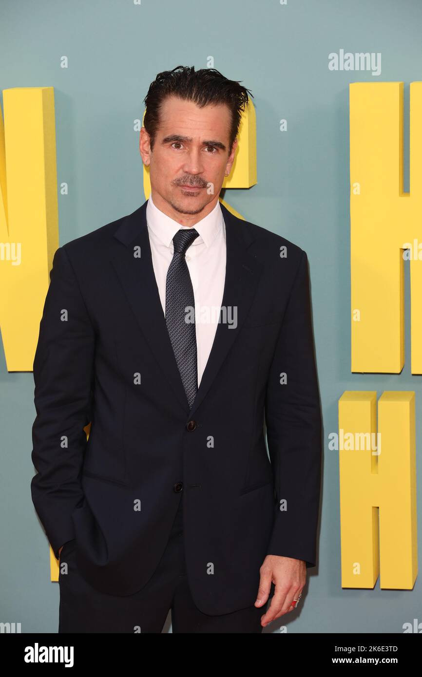 London, UK, 13/10/2022, Colin Farrell attends the film premiere of 'The ...