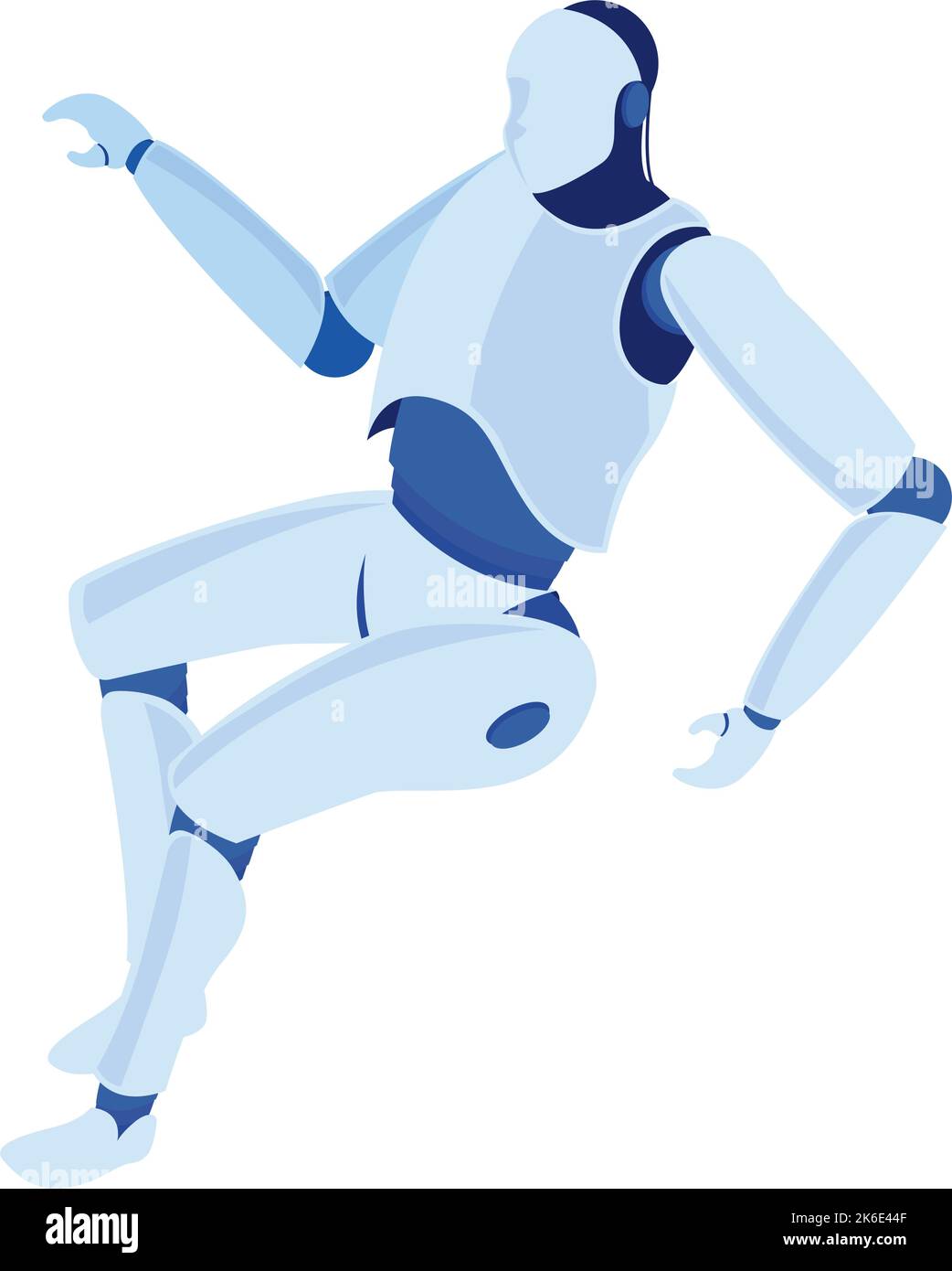 ai robot seated tech character Stock Vector Image & Art - Alamy