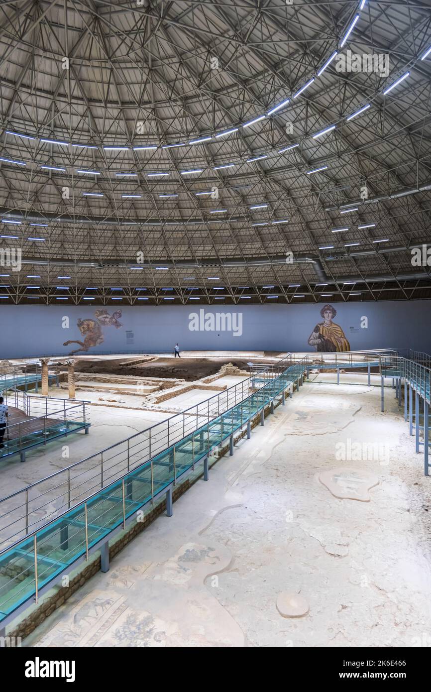 Urfa, Turkey - May 2022: Sanliurfa Mosaic Museum in Urfa, Turkey ...
