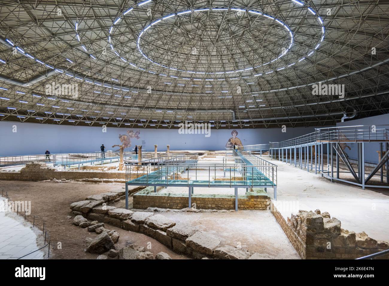 Urfa, Turkey - May 2022: Sanliurfa Mosaic Museum in Urfa, Turkey ...