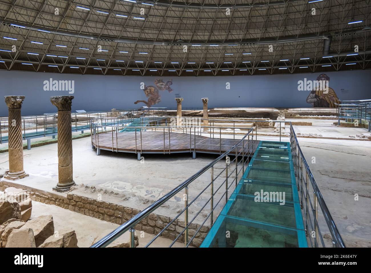 Urfa, Turkey - May 2022: Sanliurfa Mosaic Museum in Urfa, Turkey ...