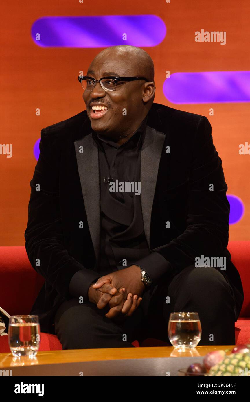 EDITORIAL USE ONLY Edward Enninful during the filming for the Graham ...