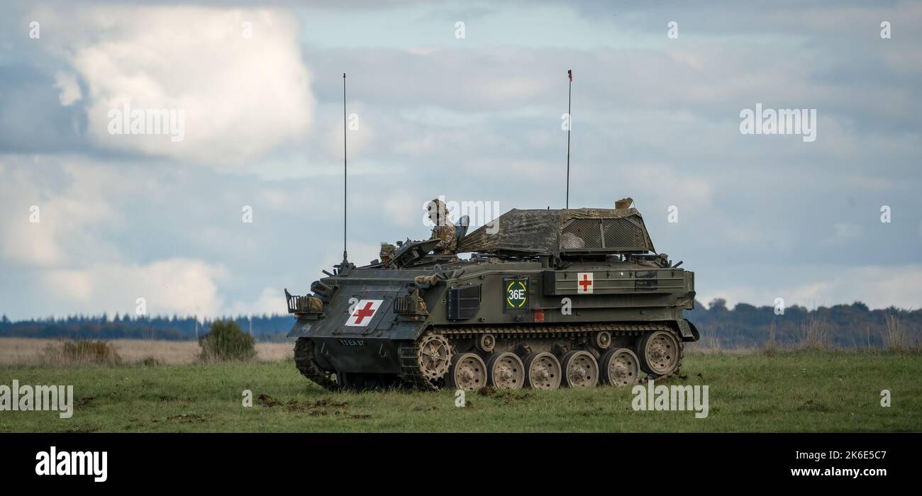British army FV432 Bulldog medical ambulance armoured personnel carrier ...