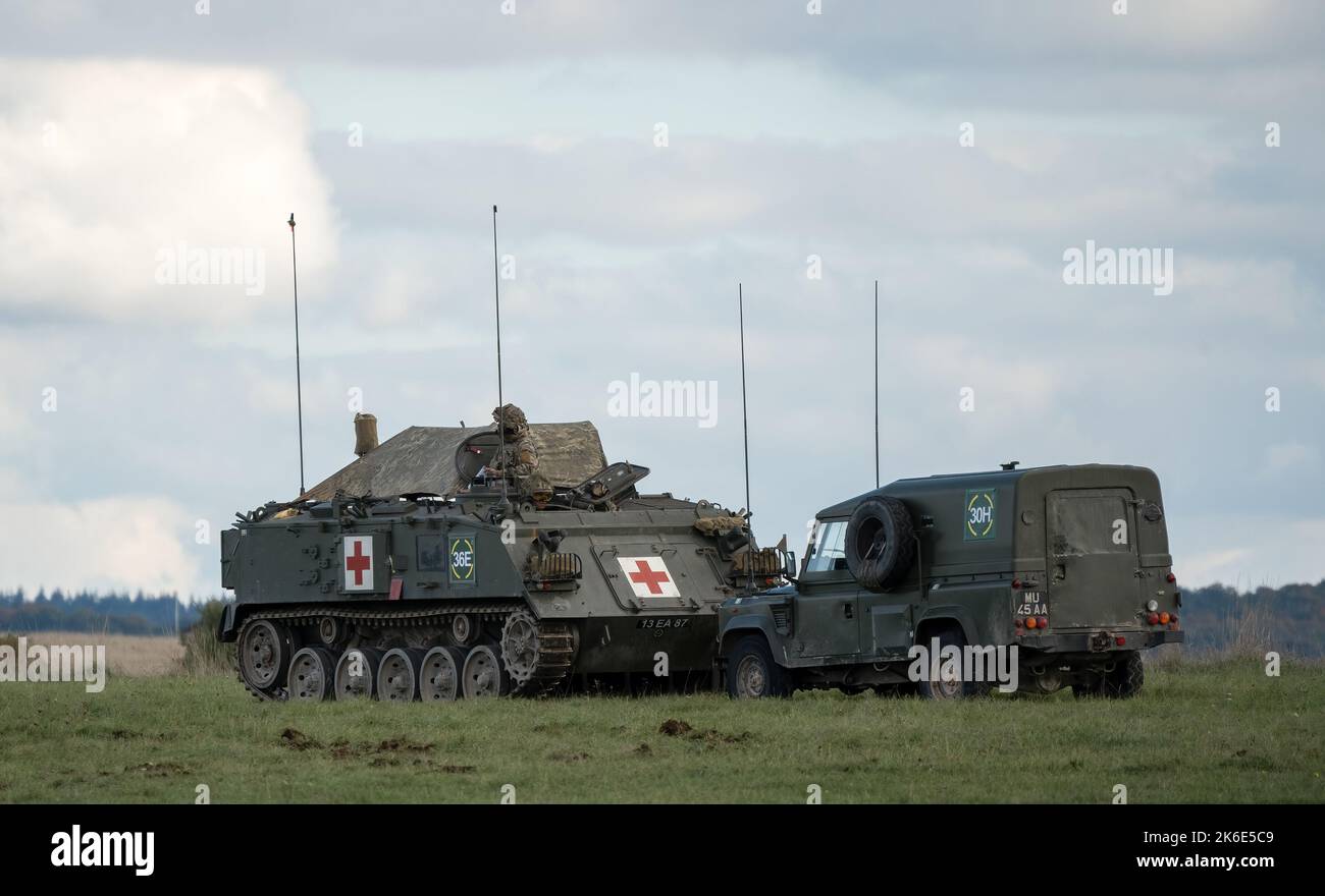 British army FV432 Bulldog medical ambulance armoured personnel carrier ...