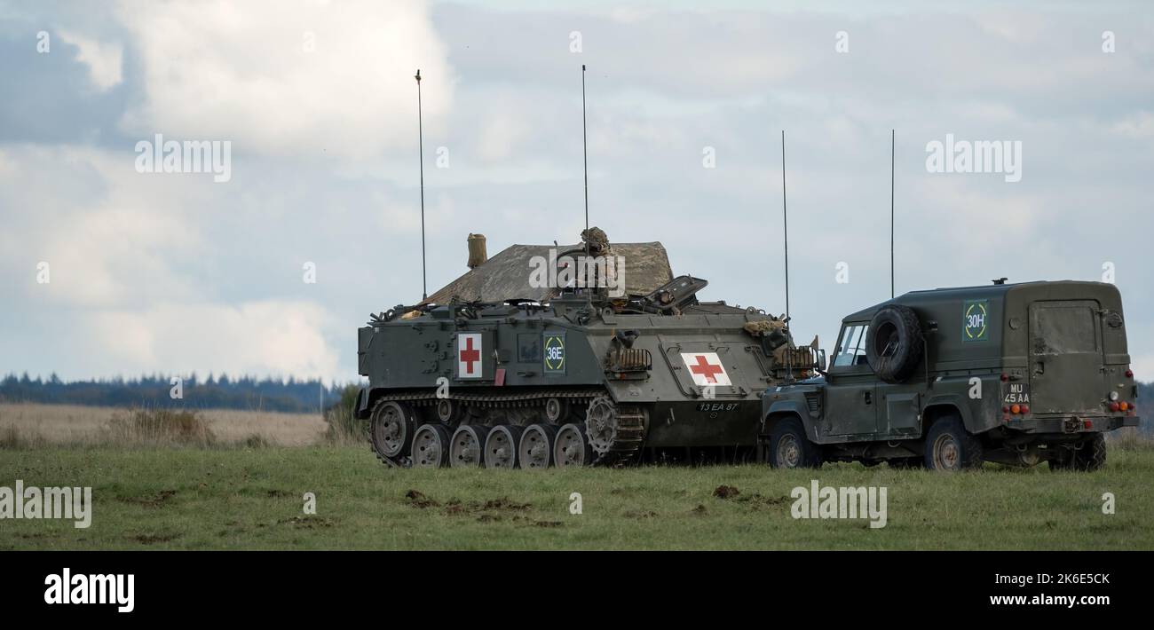 British army FV432 Bulldog medical ambulance armoured personnel carrier ...