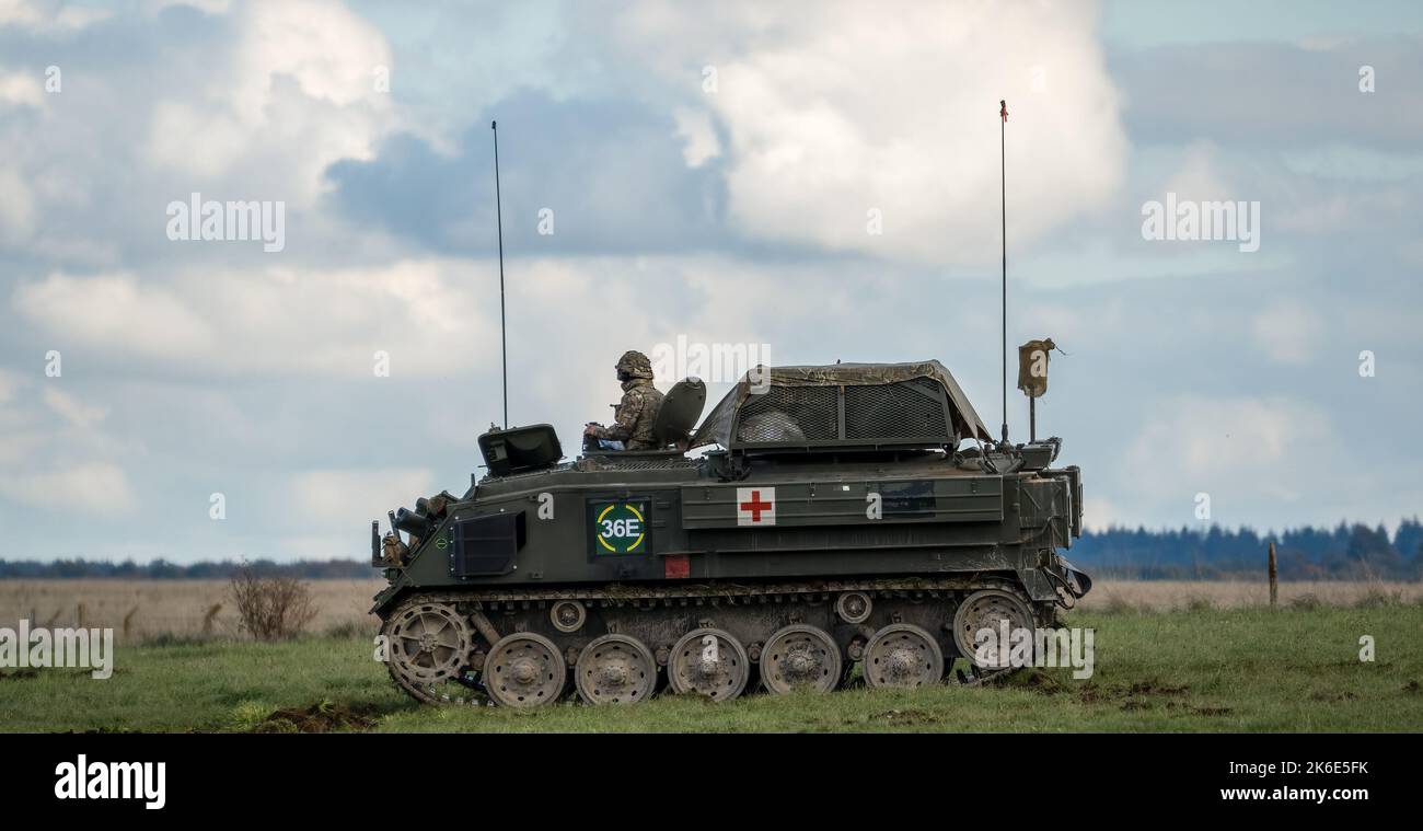 British army FV432 Bulldog medical ambulance armoured personnel carrier ...