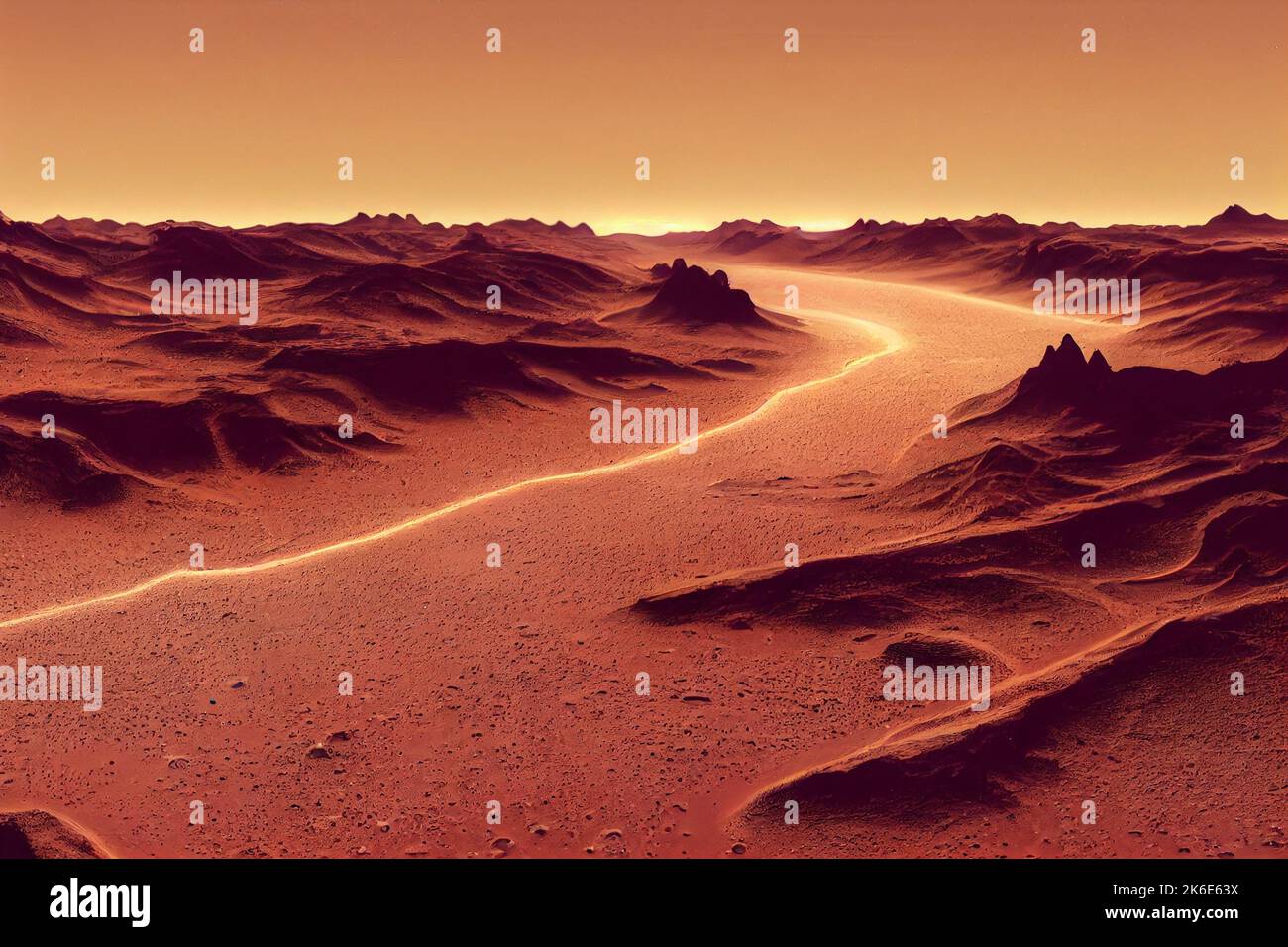 Mars planet river hi-res stock photography and images - Alamy