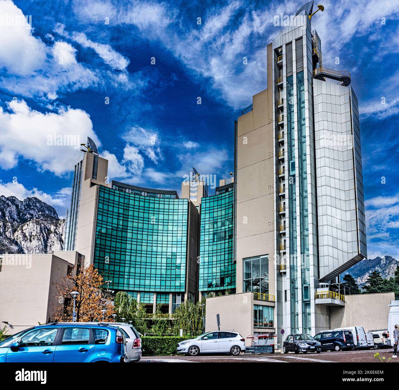 Merediana Shopping Centre, Lecco, Italy. Large shopping centre with a ...