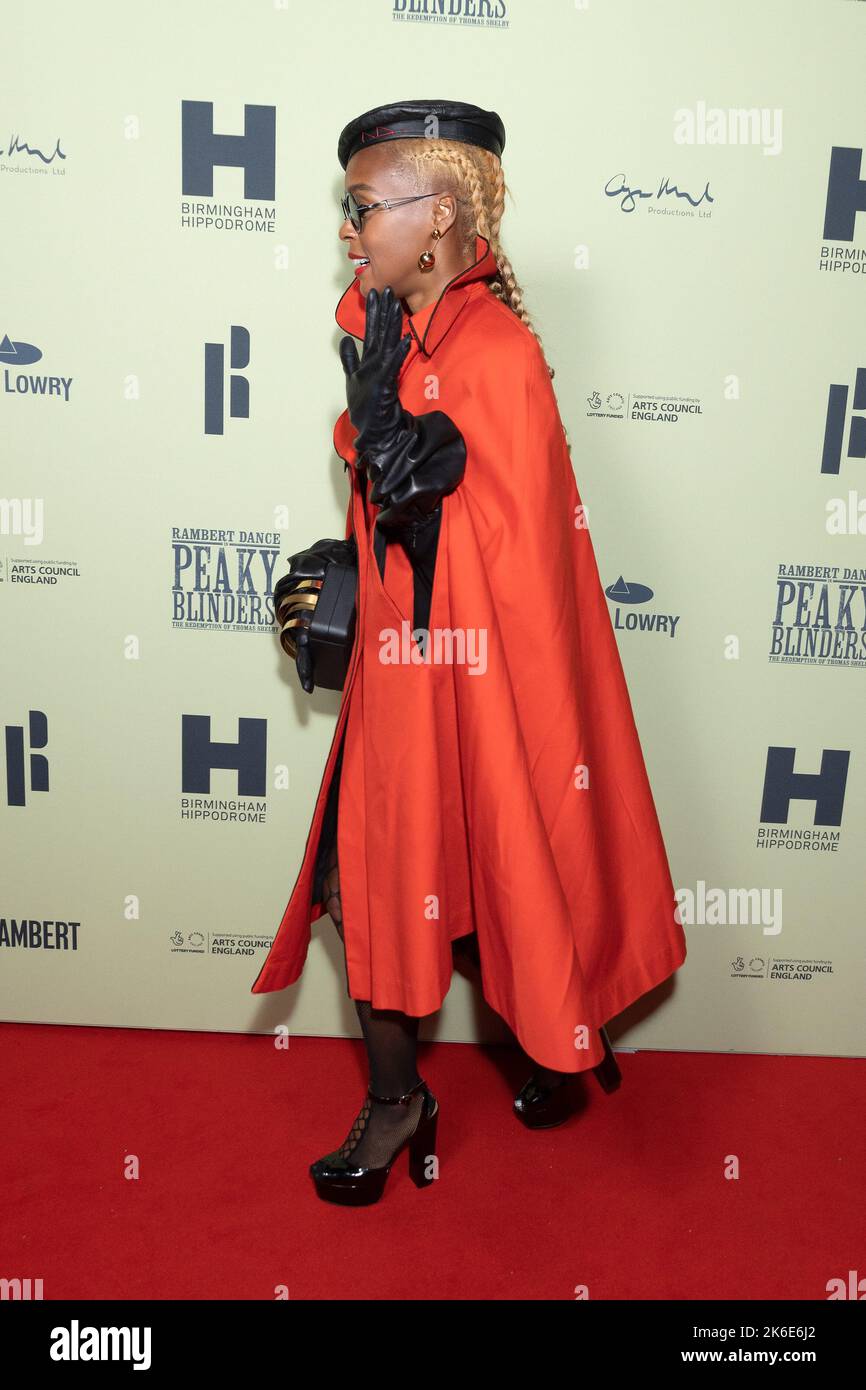 Janelle Monae attending the opening night of Rambert's Peaky Blinders ...