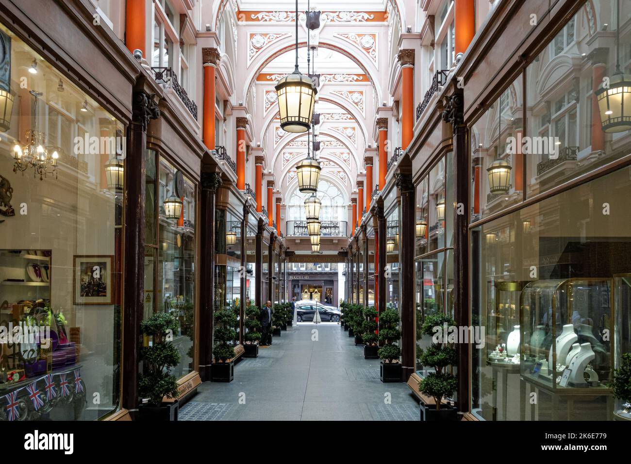The Royal Arcade, shopping arcade in Mayfair, London England United ...