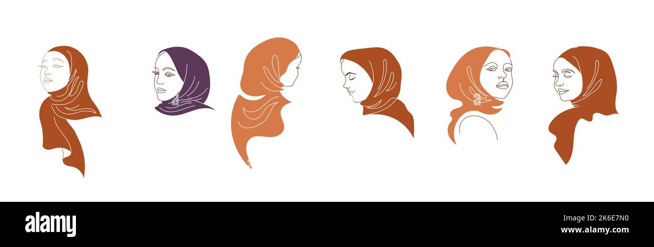 Logo concept women in Cut Out Stock Images & Pictures - Alamy