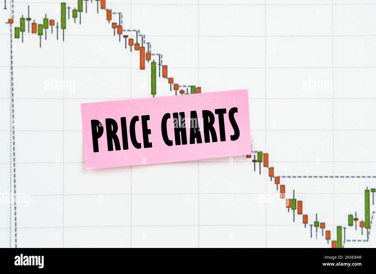 Business and trading concept. Against the background of the quote chart ...