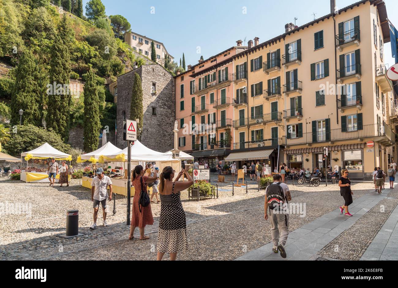 Bellagio, Lombardy, Italy - September 5, 2022: People visiting the ...