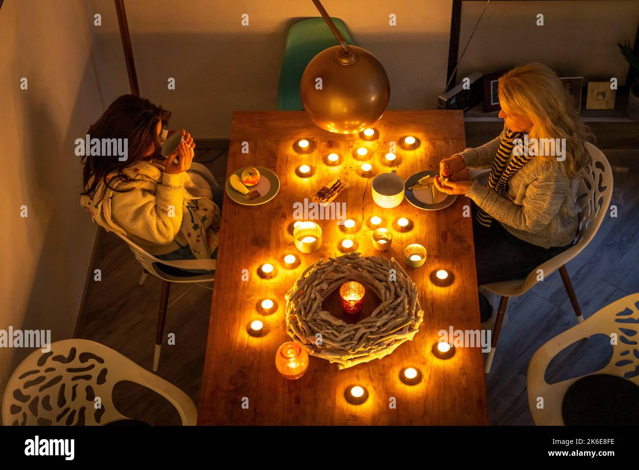 Symbolic image Energy saving, cold winter, energy crisis, cold flat ...