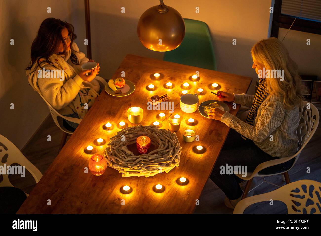 Symbolic image Energy saving, cold winter, energy crisis, cold flat ...