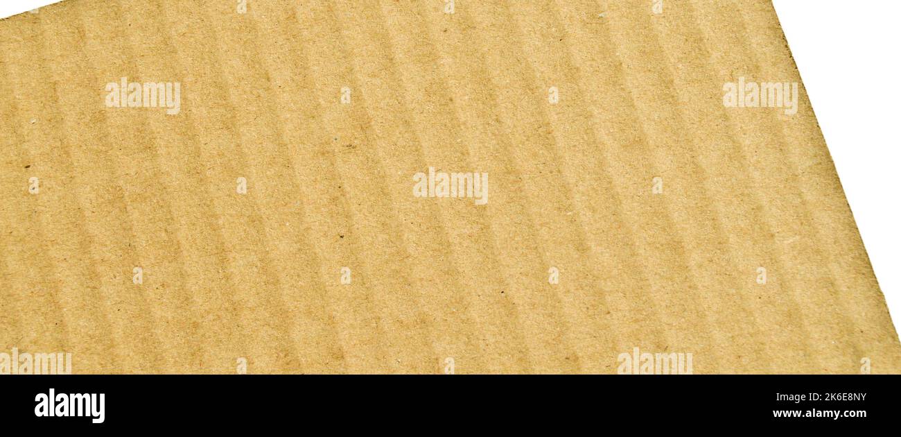 Brown and beige corrugated cardboard, very suitable for transparent ...