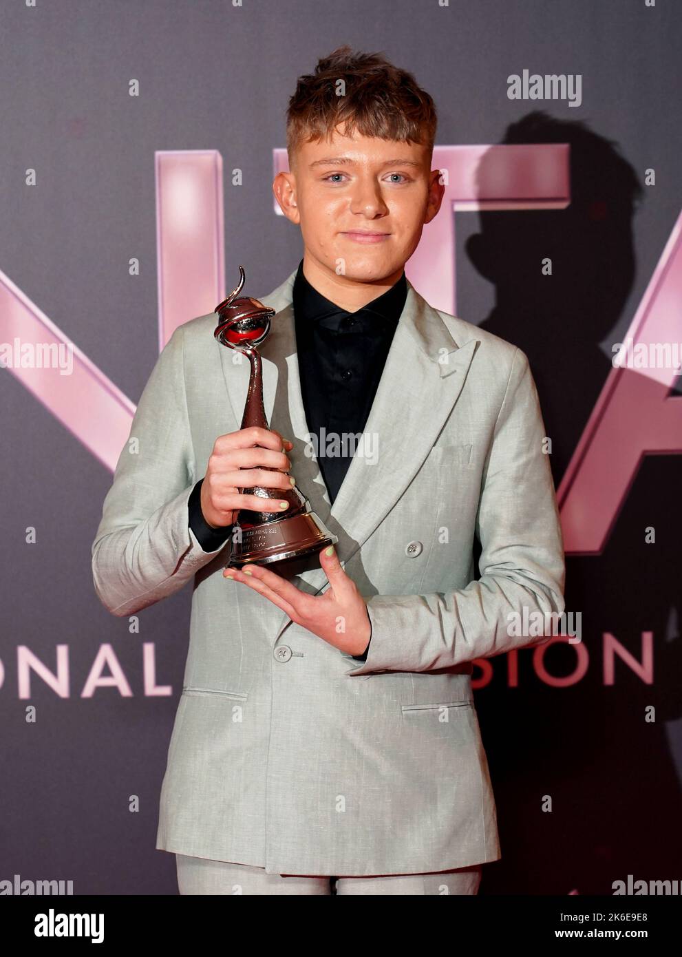 Paddy Bever in the press room after winning the Rising Star award for ...