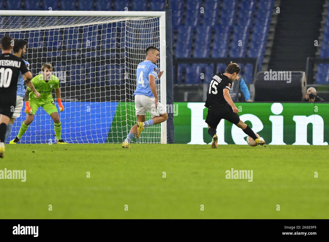 Rome, Italy, 13/10/2022, William Boving of SK Sturm Graz during the ...