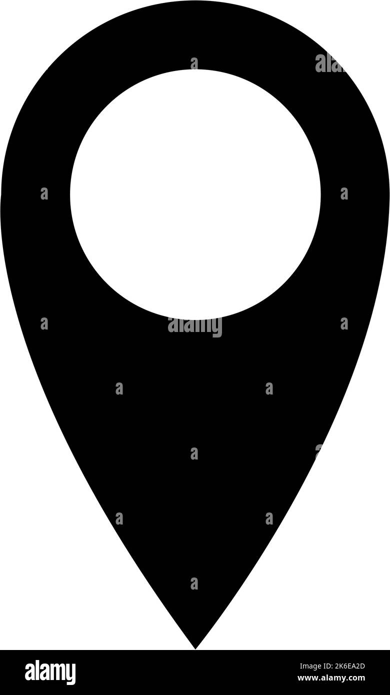 Location symbol. GPS location symbol. Flat design style Stock Vector ...