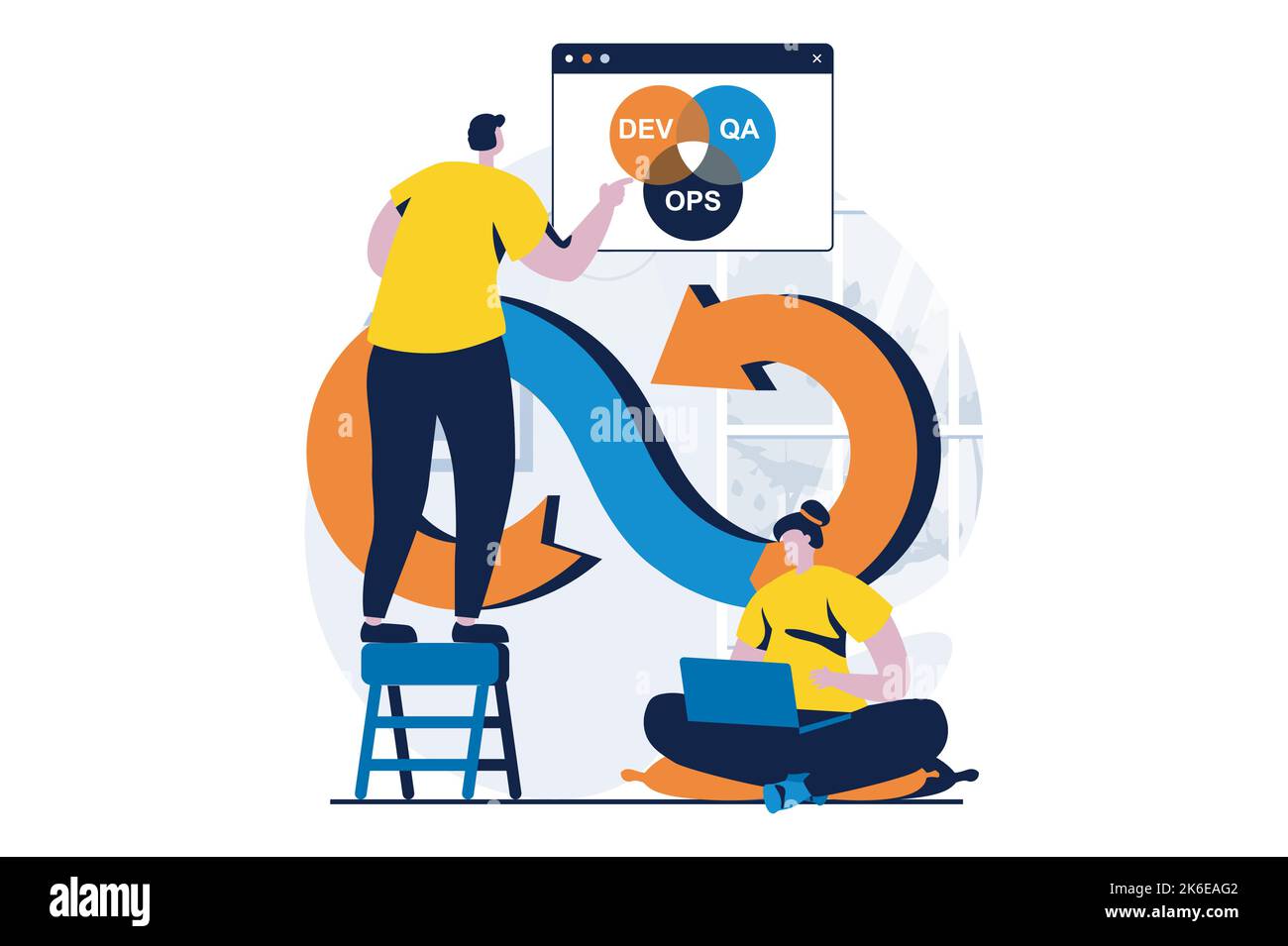 Effective communication cartoon Cut Out Stock Images & Pictures - Alamy