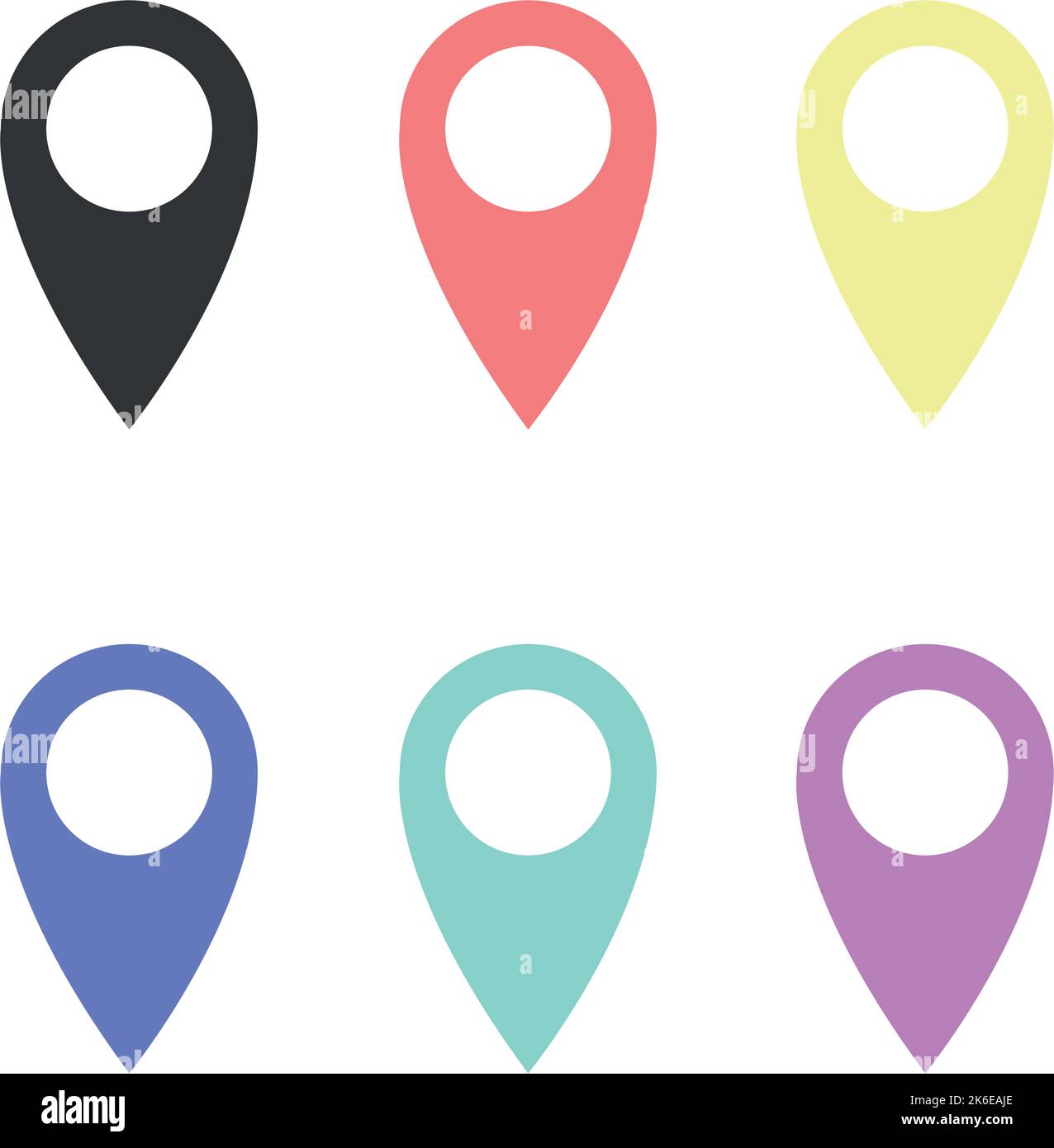 Pointer icon. Location symbol. GPS location symbol Stock Vector Image ...