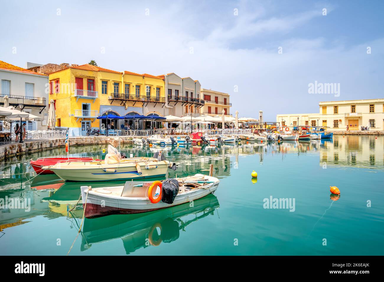 Historical city of Rethymnon, Crete, Greece Stock Photo - Alamy
